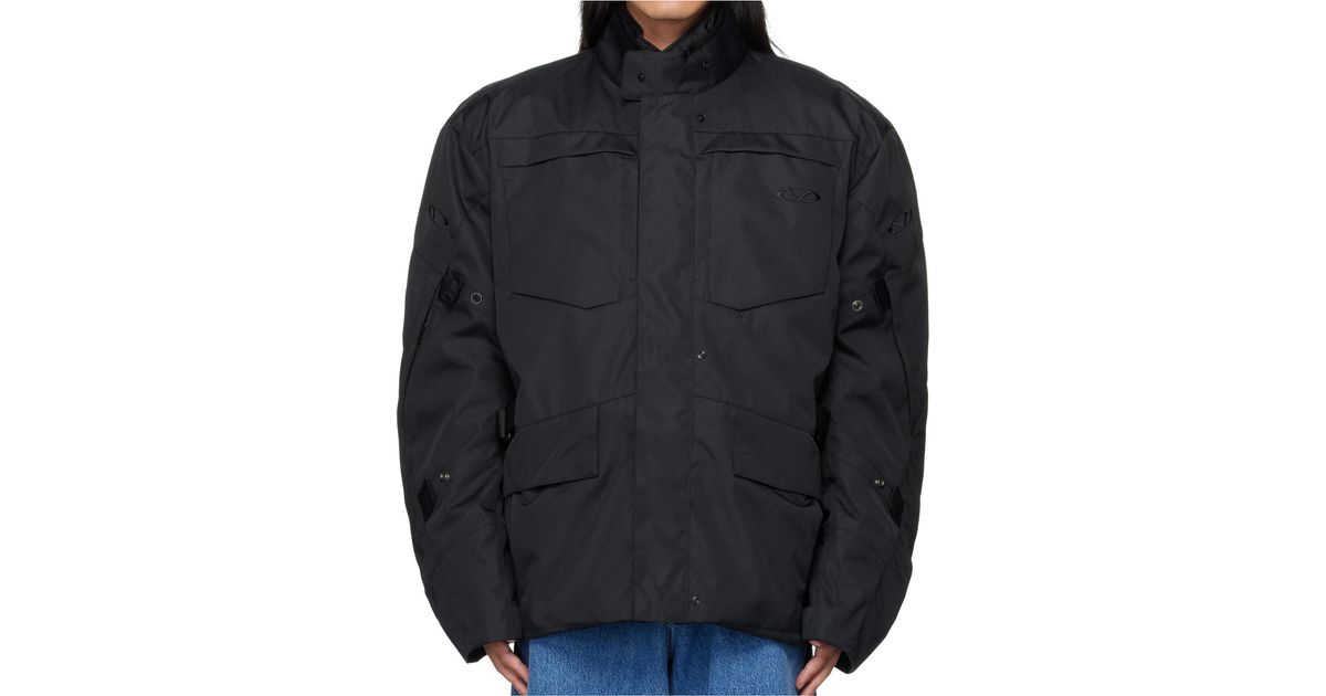 Vetements Multi-Pocket Jacket in Blue for Men | Lyst
