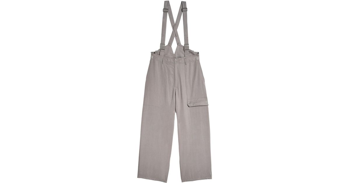 Y-3 Belt Loop Suspenders in Gray for Men | Lyst