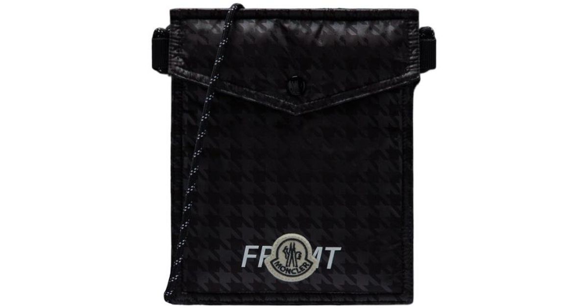 Moncler Crossbody Phone Case in Black for Men | Lyst