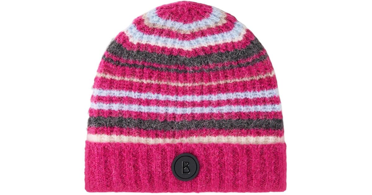 Bogner Rimless Cap in Pink | Lyst