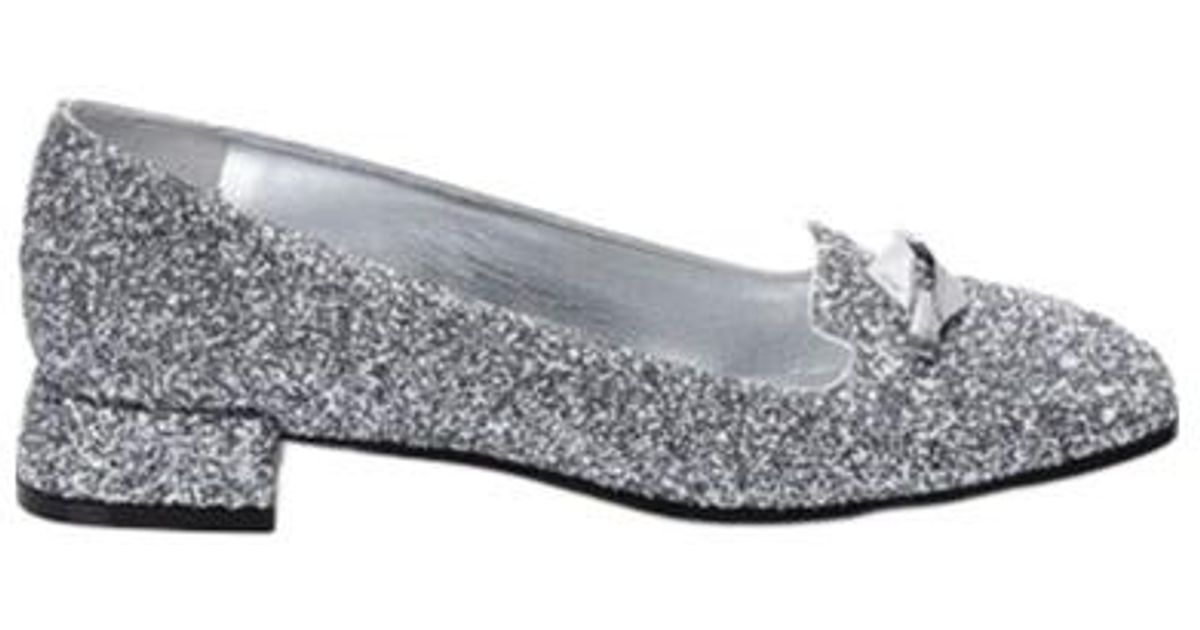 Jimmy Choo Ravi Flats in Gray | Lyst