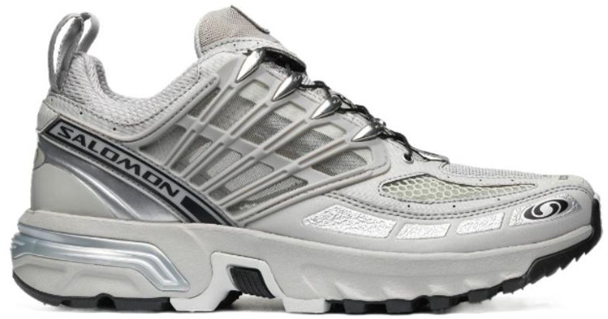 Salomon Lab Acs Pro Panelled Mesh Sneakers in Gray for Men | Lyst
