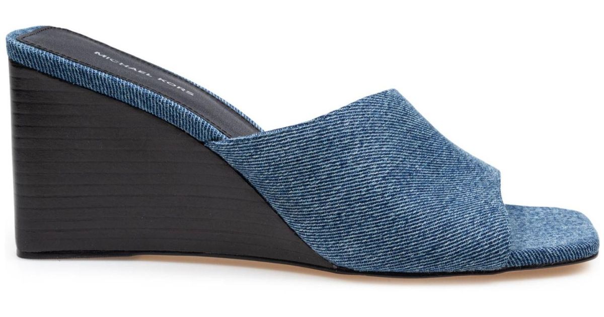 Michael Kors Merriam Wedge in Blue | Lyst