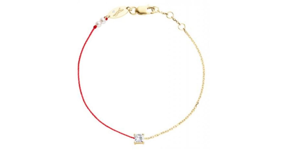 RedLine Round Half-Rope And Half-Chain Bracelet in Metallic | Lyst