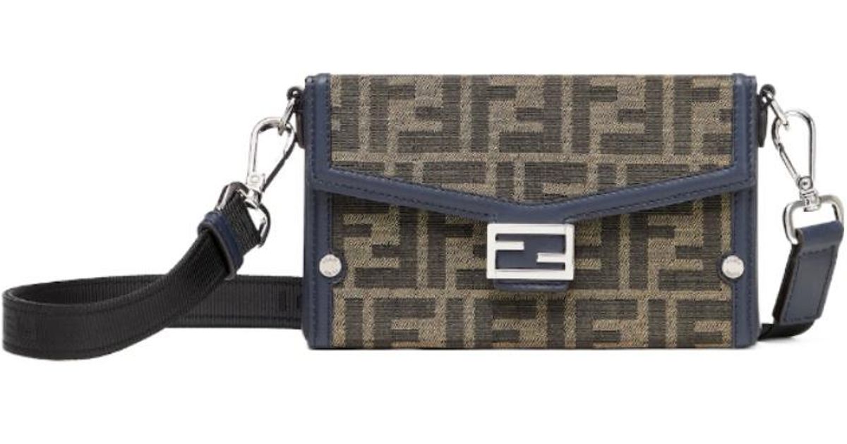 Fendi Mini Baguette Soft Trunk Shoulder Bag for Men | Lyst