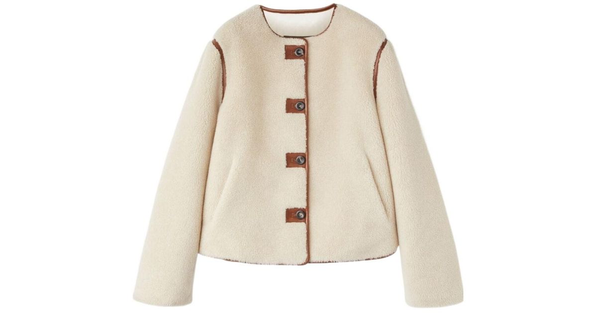 Loro Piana Jerry's Round-Neck Coat in Natural | Lyst