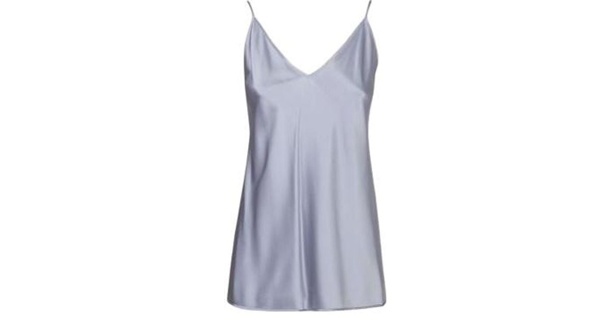 Max Mara V-Neck Sling in Blue | Lyst
