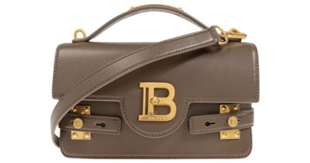 Balmain Handbags in Brown | Lyst