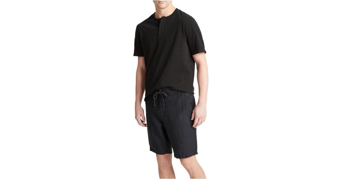 Vince Logo Shorts in Black for Men | Lyst