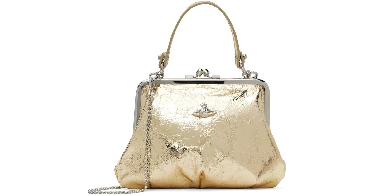 Vivienne Westwood Granny Frame Tote Bag in Natural | Lyst