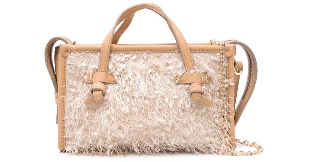 Gianni Chiarini Marcella Mini Satchel in Natural | Lyst