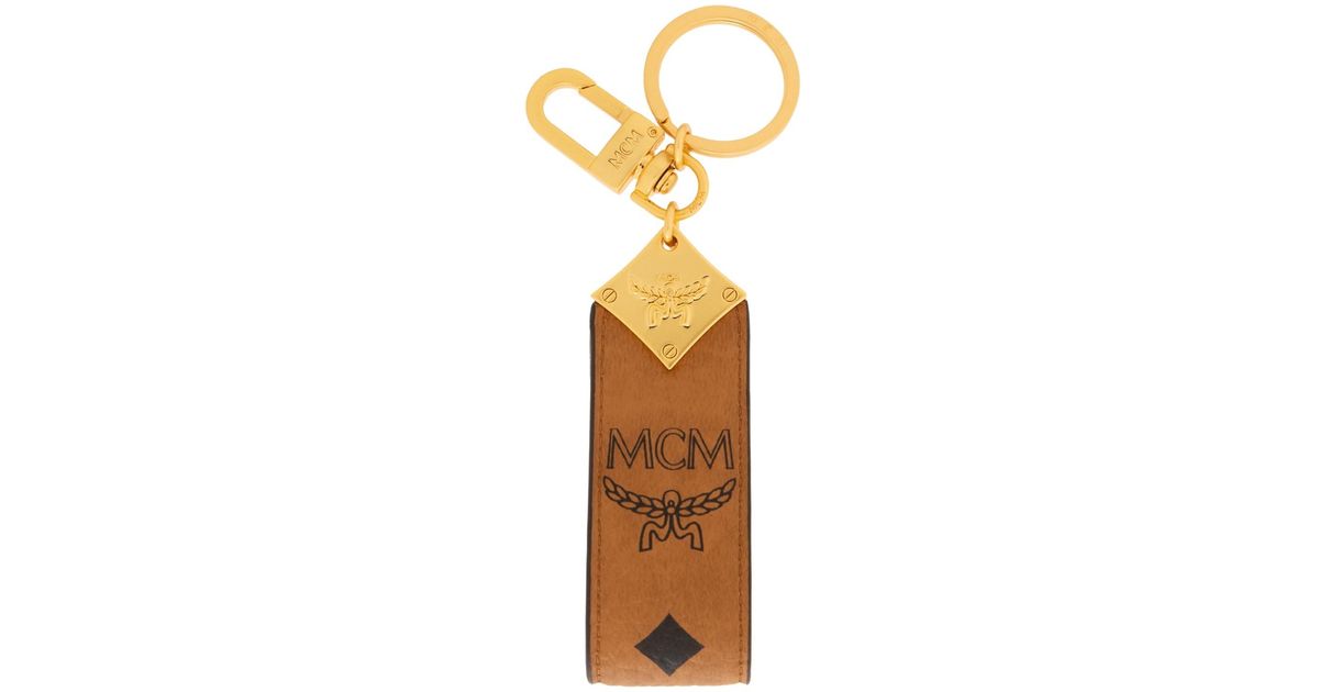 MCM Lobster Chain Key Chain in Metallic for Men | Lyst