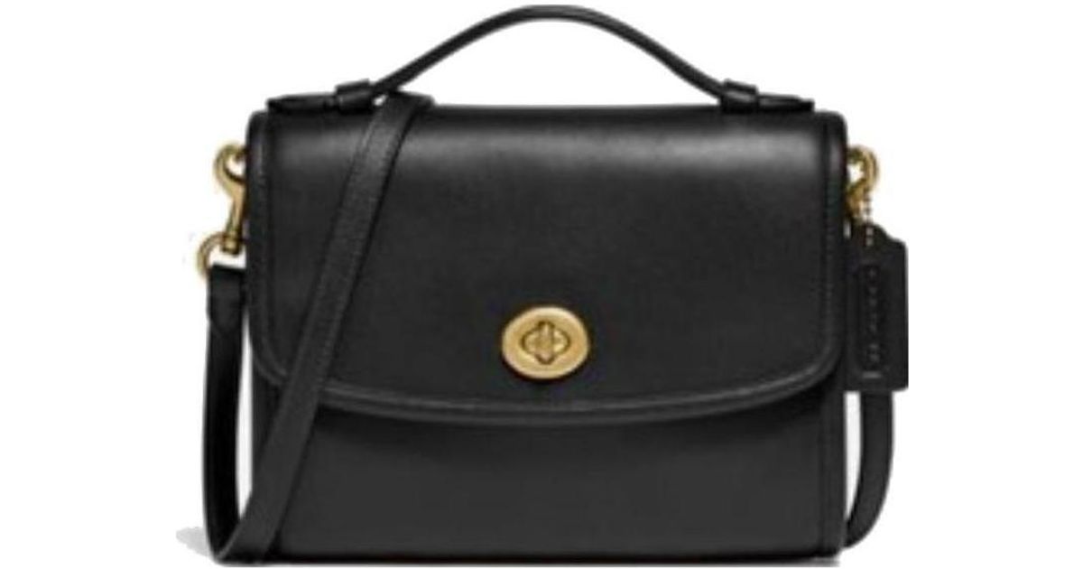 COACH Logo Handbag in Black | Lyst