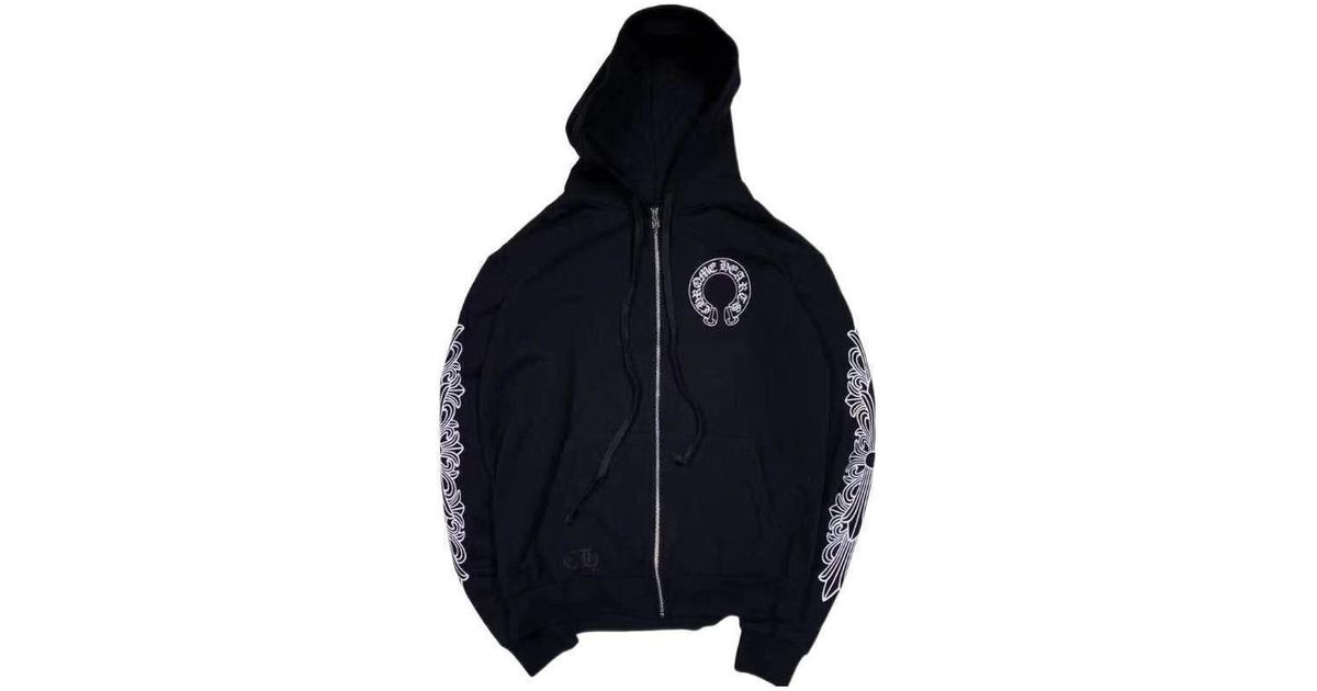 Chrome Hearts Logo Casual Jacket in Blue for Men | Lyst