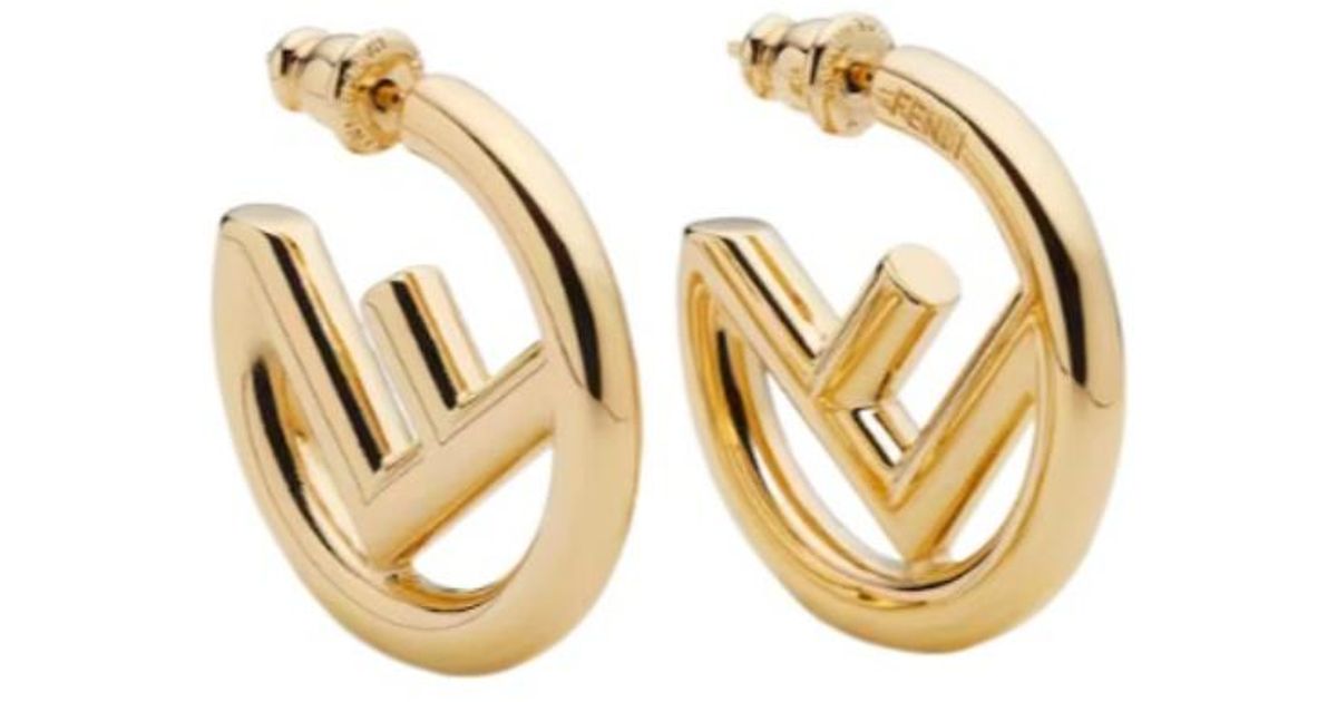 Fendi Colored Earrings in Metallic | Lyst
