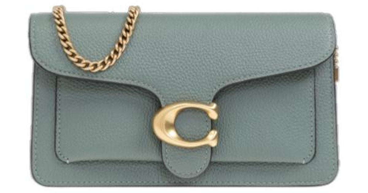 COACH Flip Shoulder Bag in Gray | Lyst