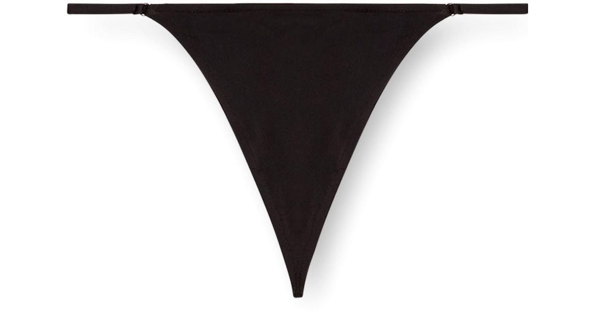 DIESEL Thong Swimsuit in Black | Lyst
