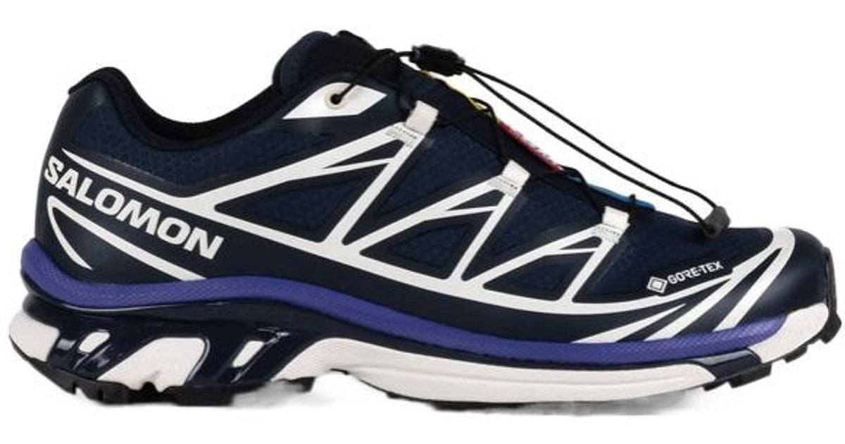 Salomon Lab Salomon Xt-6 Gore-Tex Lace-Up Sneakers in Blue for Men | Lyst