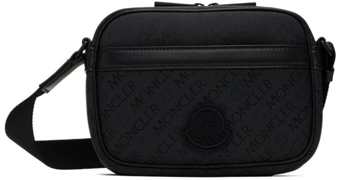 Moncler Tech Cross Body Bag in Black for Men | Lyst