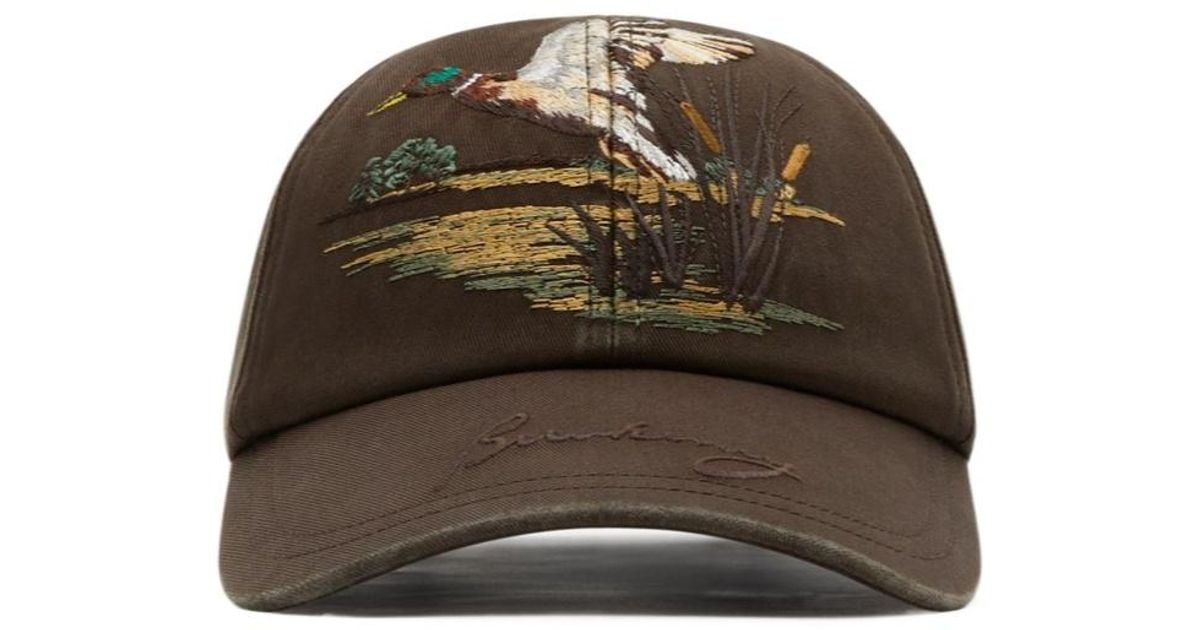Burberry Duck Gabardine Baseball Cap in Brown for Men | Lyst