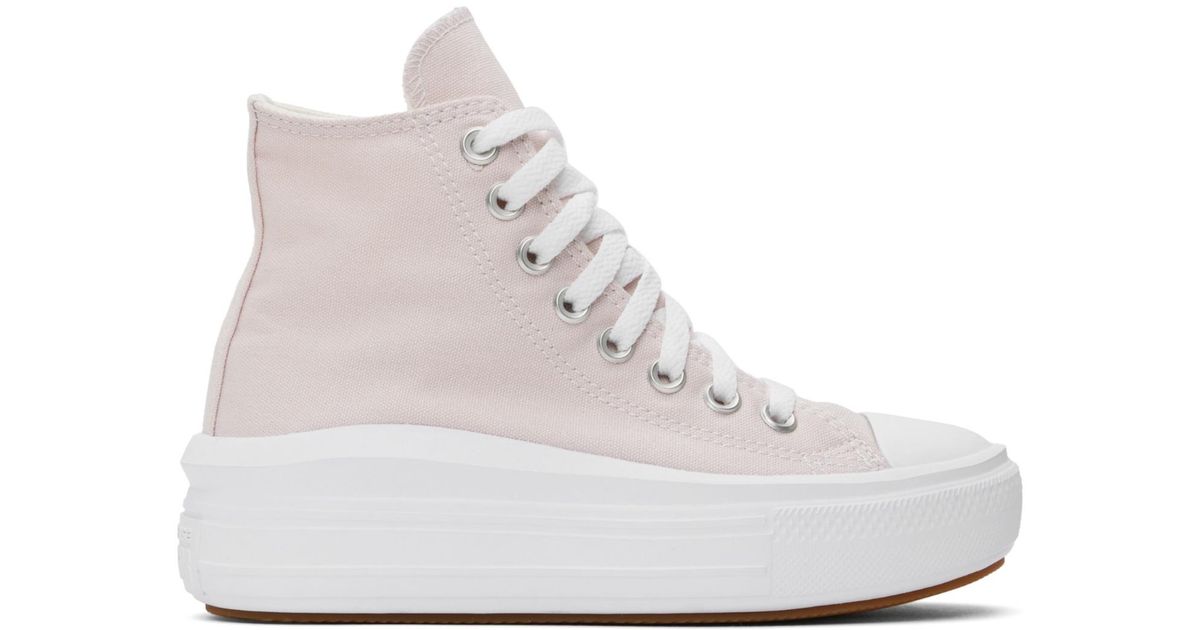 Converse Chuck Taylor All Star Move Platform High Top Sneakers in White ...
