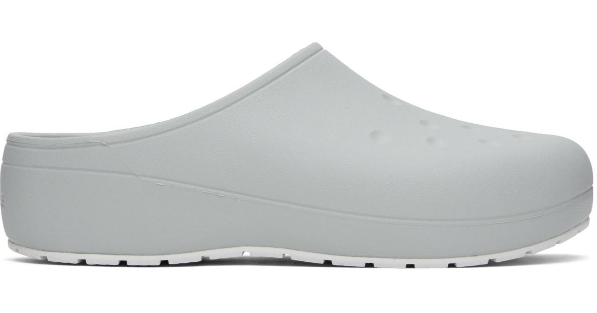 Crocs™ Classic Quiet Slippers in Gray for Men | Lyst