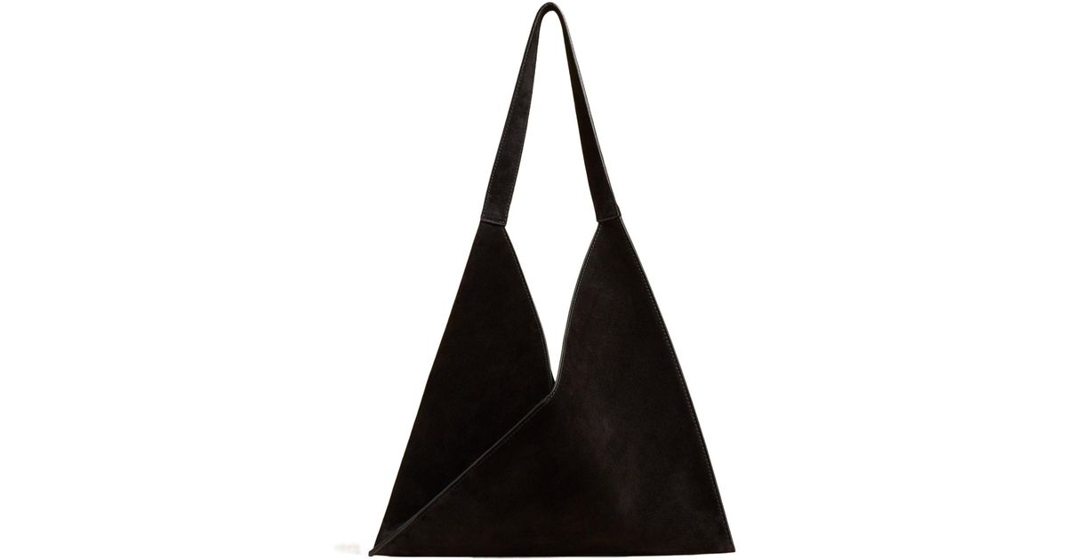 Khaite Open-Top Handbag in Black | Lyst