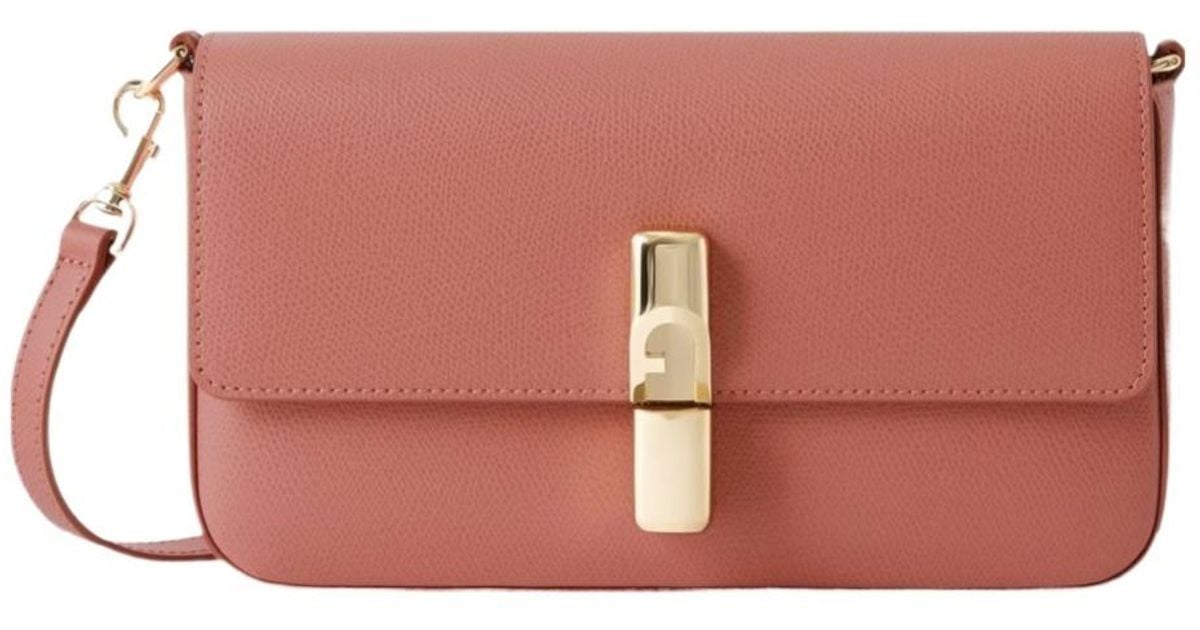 Furla Small Iride Leather Cross Body Bag in Pink | Lyst UK