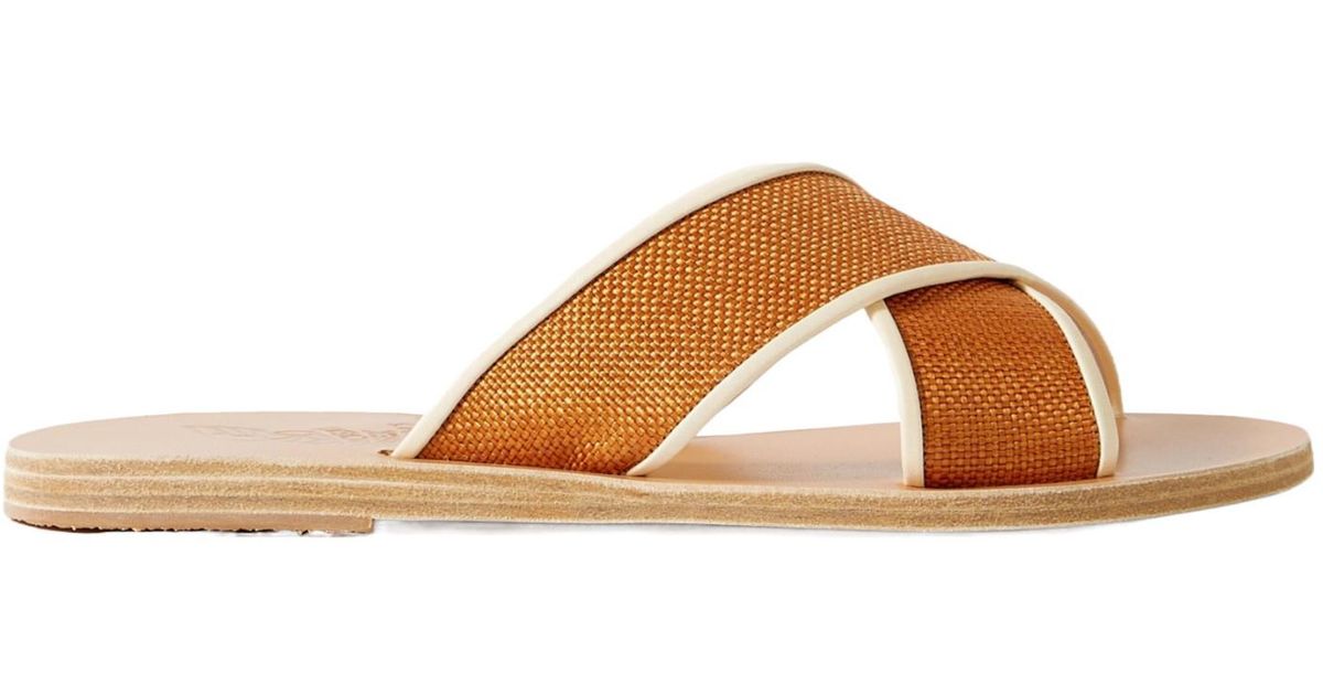 Ancient Greek Sandals Thai Slippers in Brown | Lyst