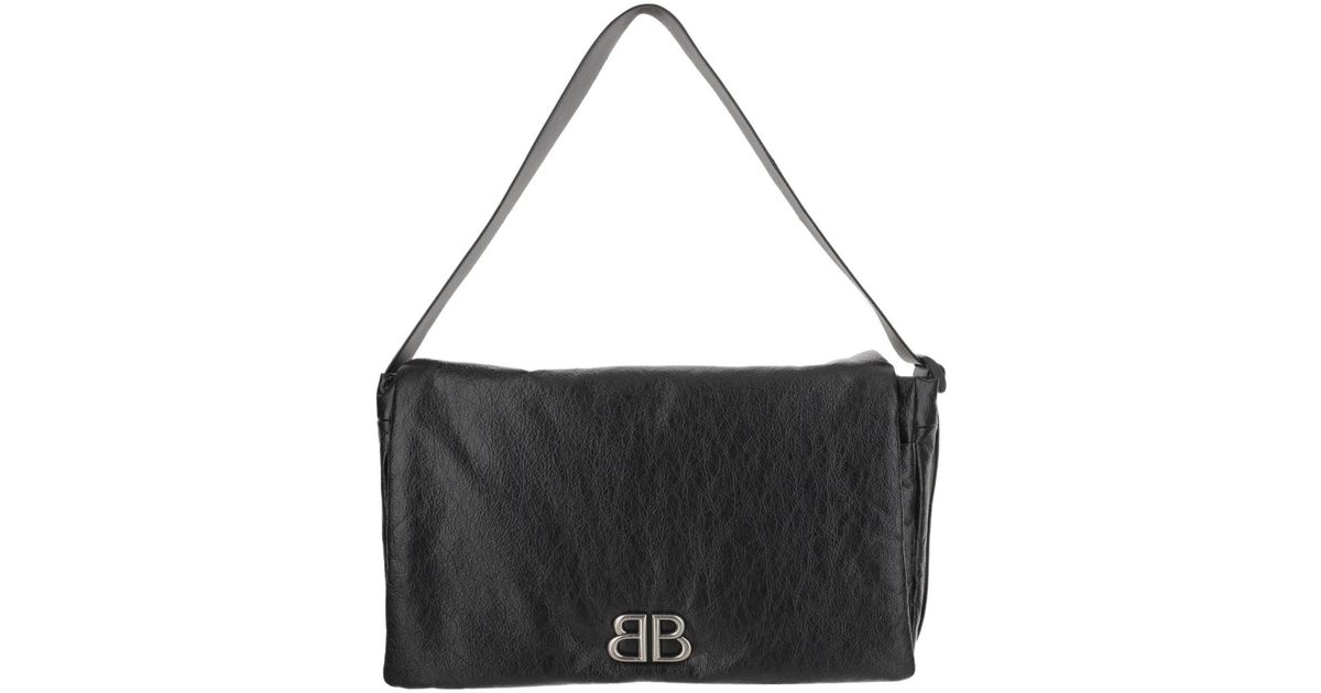Balenciaga B-Letter Handbag in Black for Men | Lyst