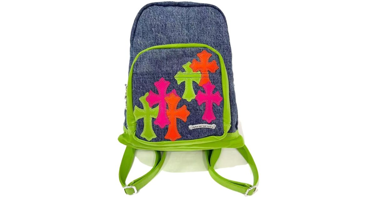Chrome Hearts Cross Denim Backpack for Men | Lyst