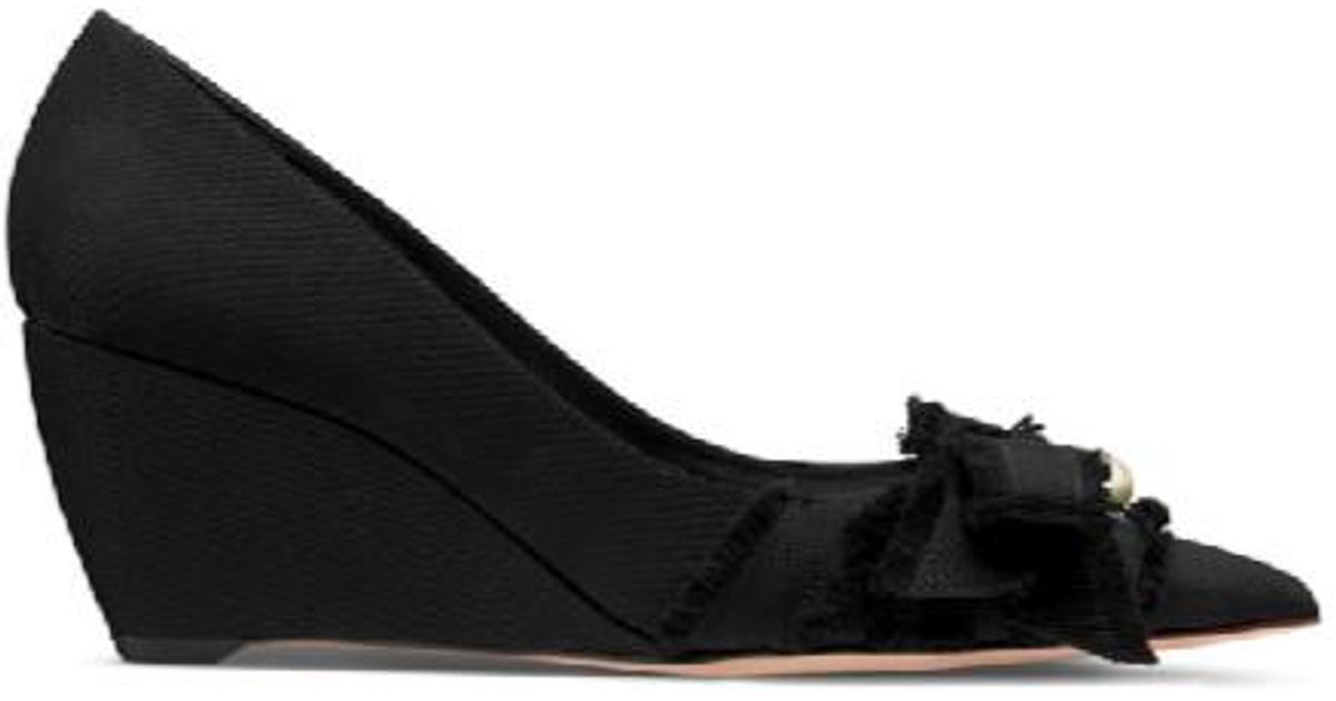 Dior Adirable Wedges in Black | Lyst