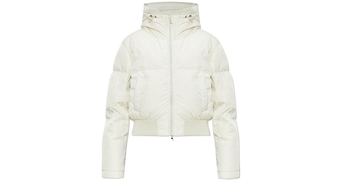 DIESEL Peyt Short Down Jacket in White | Lyst