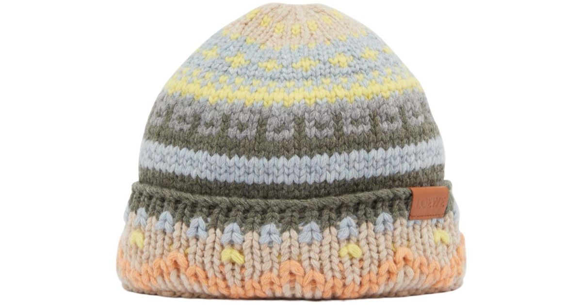 Loewe Logo Patch Hat in Gray | Lyst