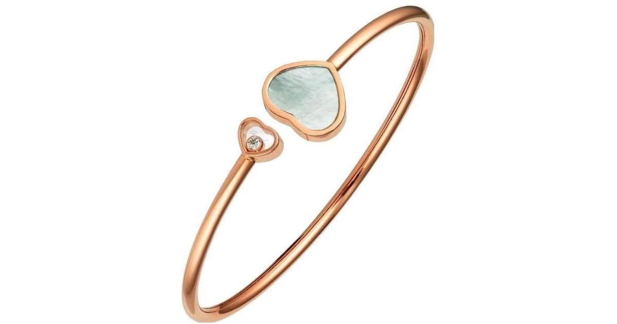 Chopard Logo Bracelet in White | Lyst