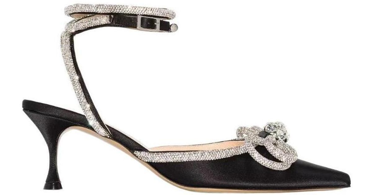 Mach & Mach Crystal Decorated High Heels in White | Lyst