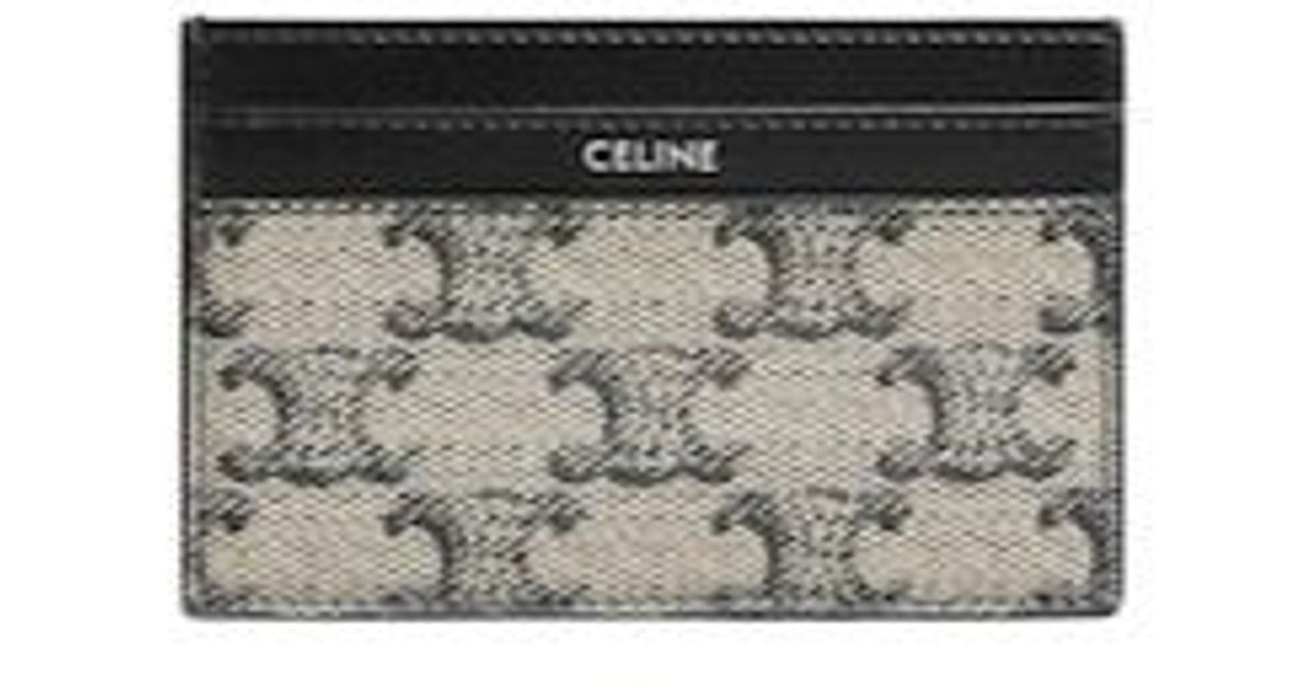 Celine Pattern Clip in White for Men | Lyst