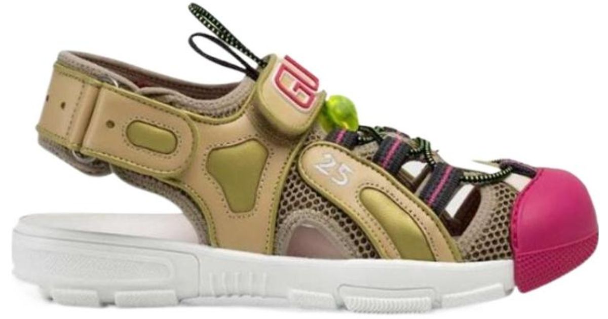 Gucci Mesh Sandals | Lyst