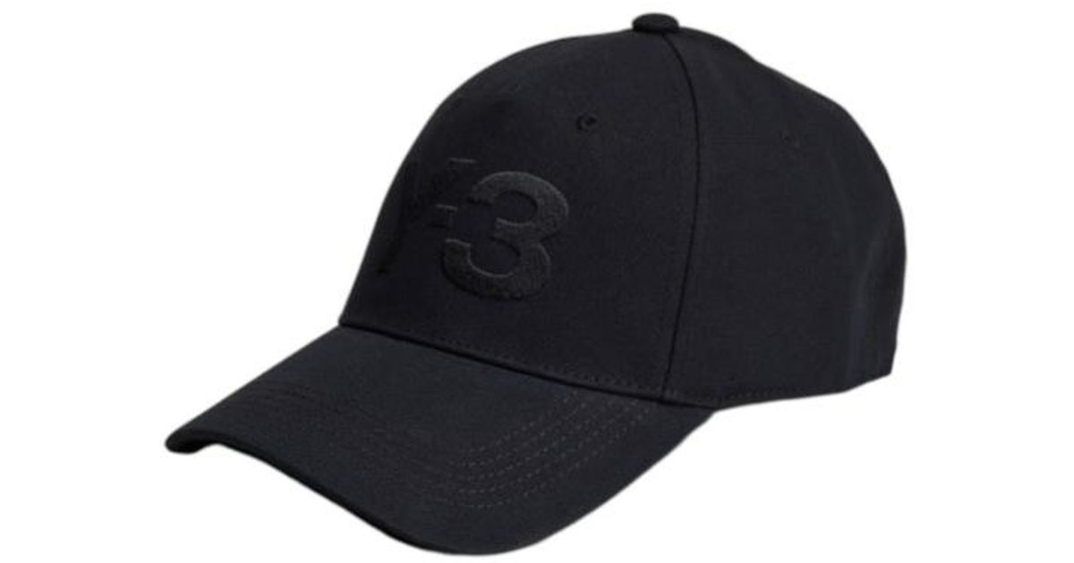 Y-3 Classic Logo Hat in Blue for Men | Lyst