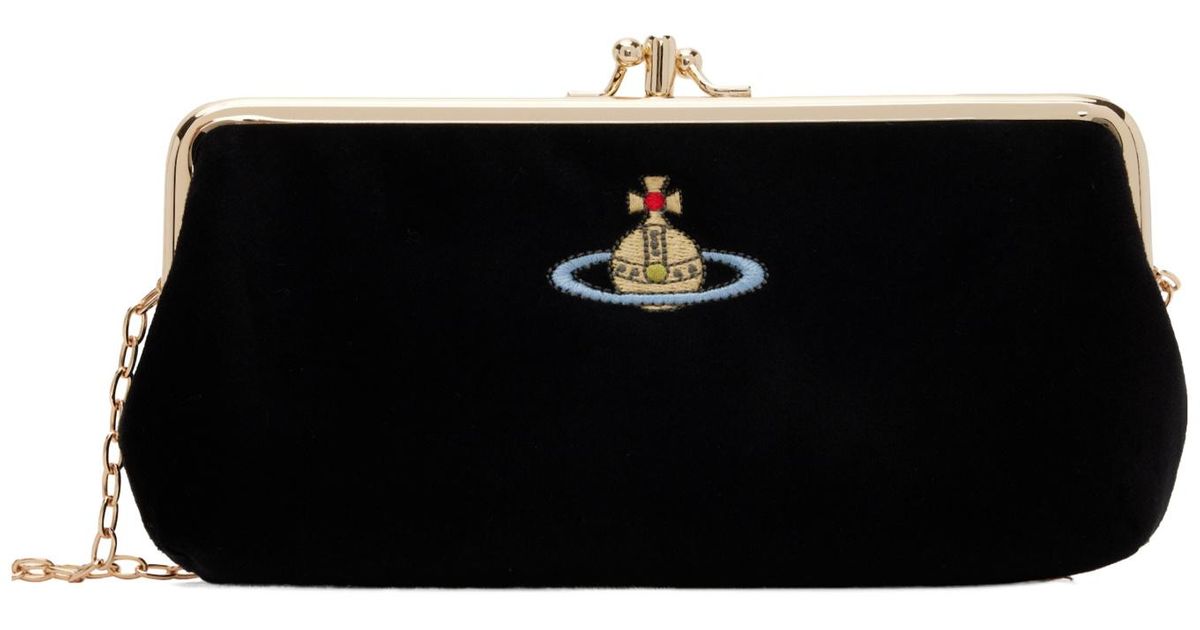 Vivienne Westwood Db Frame Purse Chain Shoulder Bag in Black | Lyst