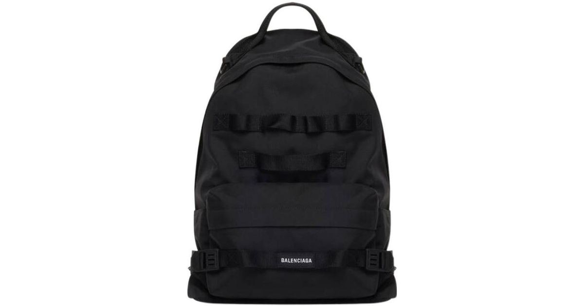 Balenciaga Army Multi-Carry Backpack in Black for Men | Lyst