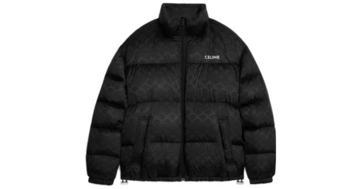 Celine Down Jacket in Black for Men | Lyst