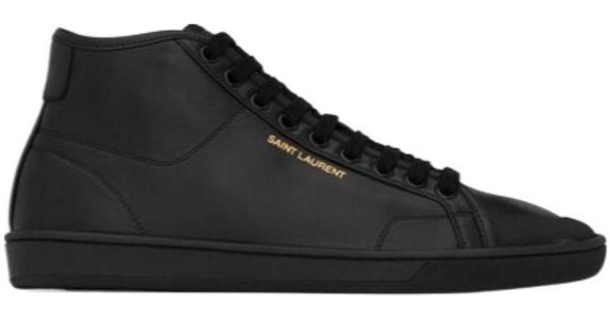 Saint Laurent Sl/39 High-Top Sneaker in Black for Men | Lyst