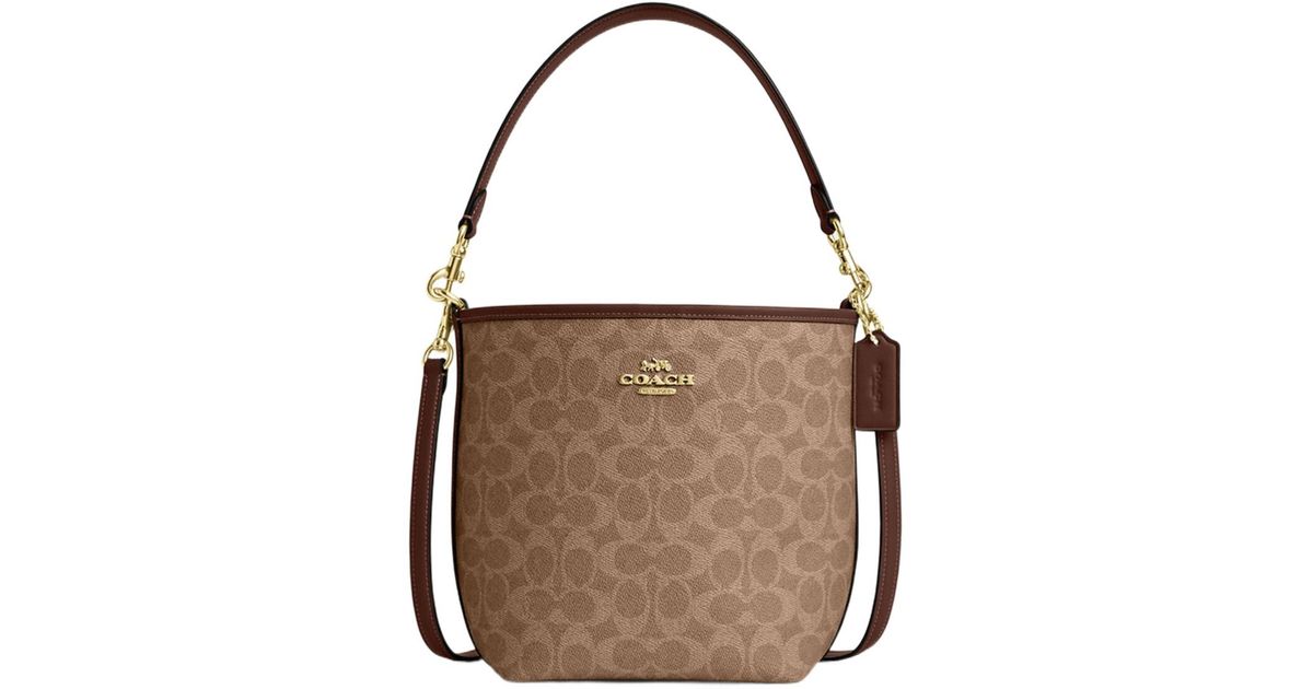 COACH City'S Iconic Bucket Bag in Brown | Lyst