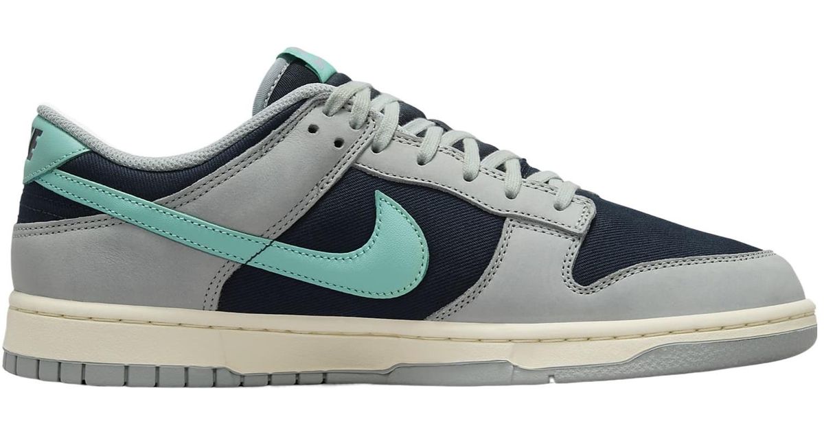 Nike Dunk Low Low-Cut Shoes in Green for Men | Lyst