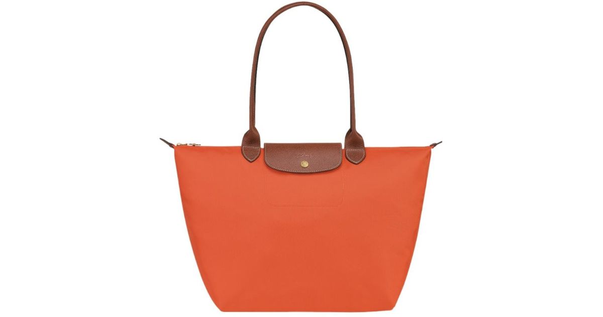 Longchamp Largele Pliage Original Tote Bag in Orange | Lyst
