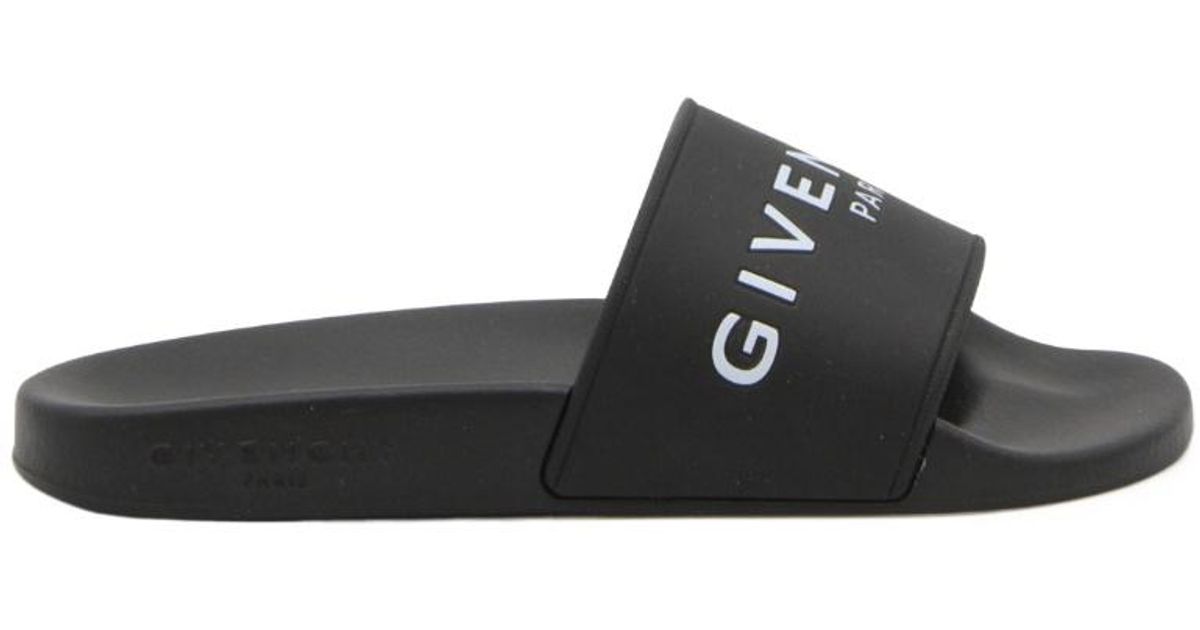 Givenchy Printed Slippers in Black | Lyst