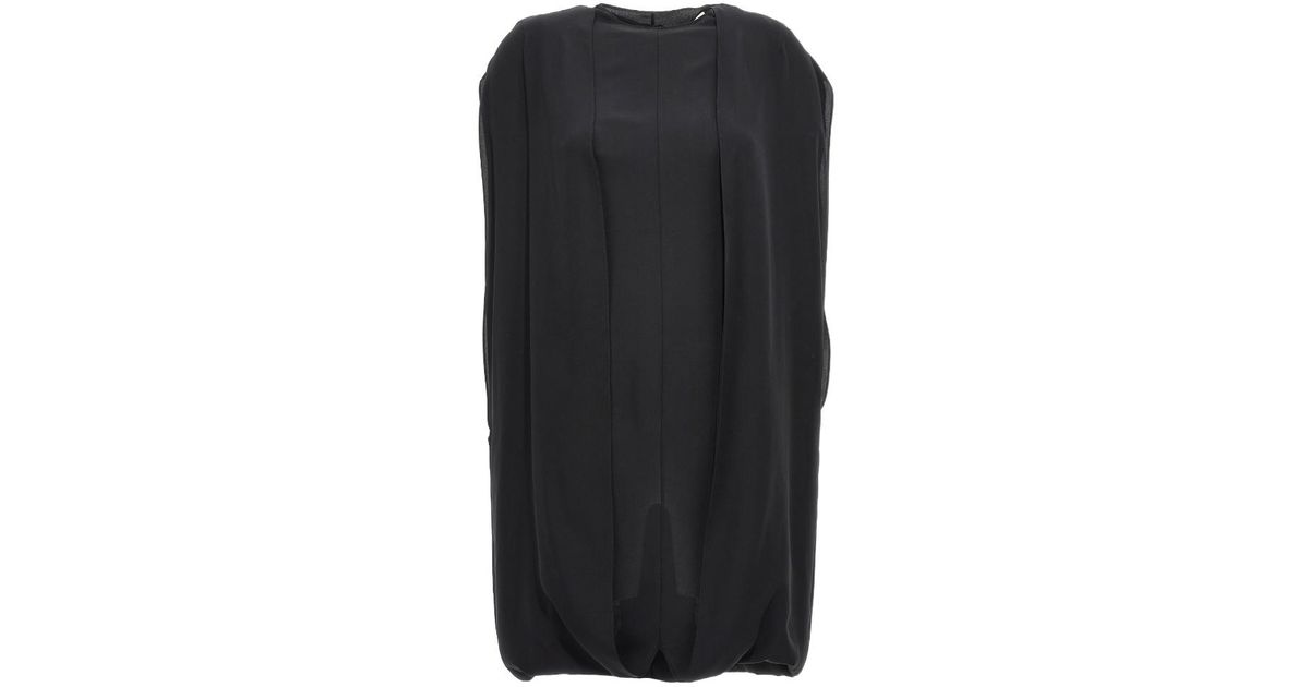 The Row Pebble Back-Zip Sleeveless Top in Black | Lyst