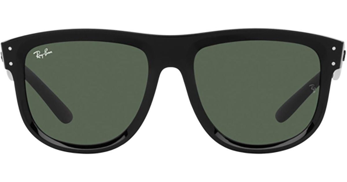 Ray-Ban Boyfriend Reverse Square Frame Sunglasses in Green for Men ...
