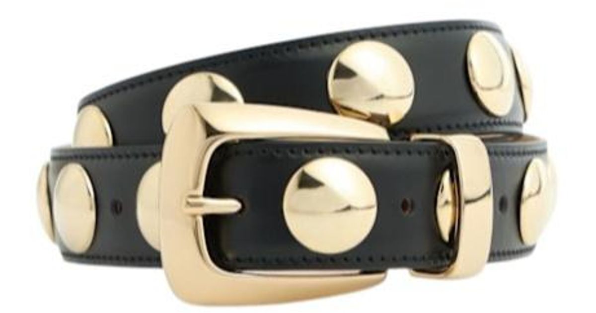 KHAITE Logo Belt in White | Lyst